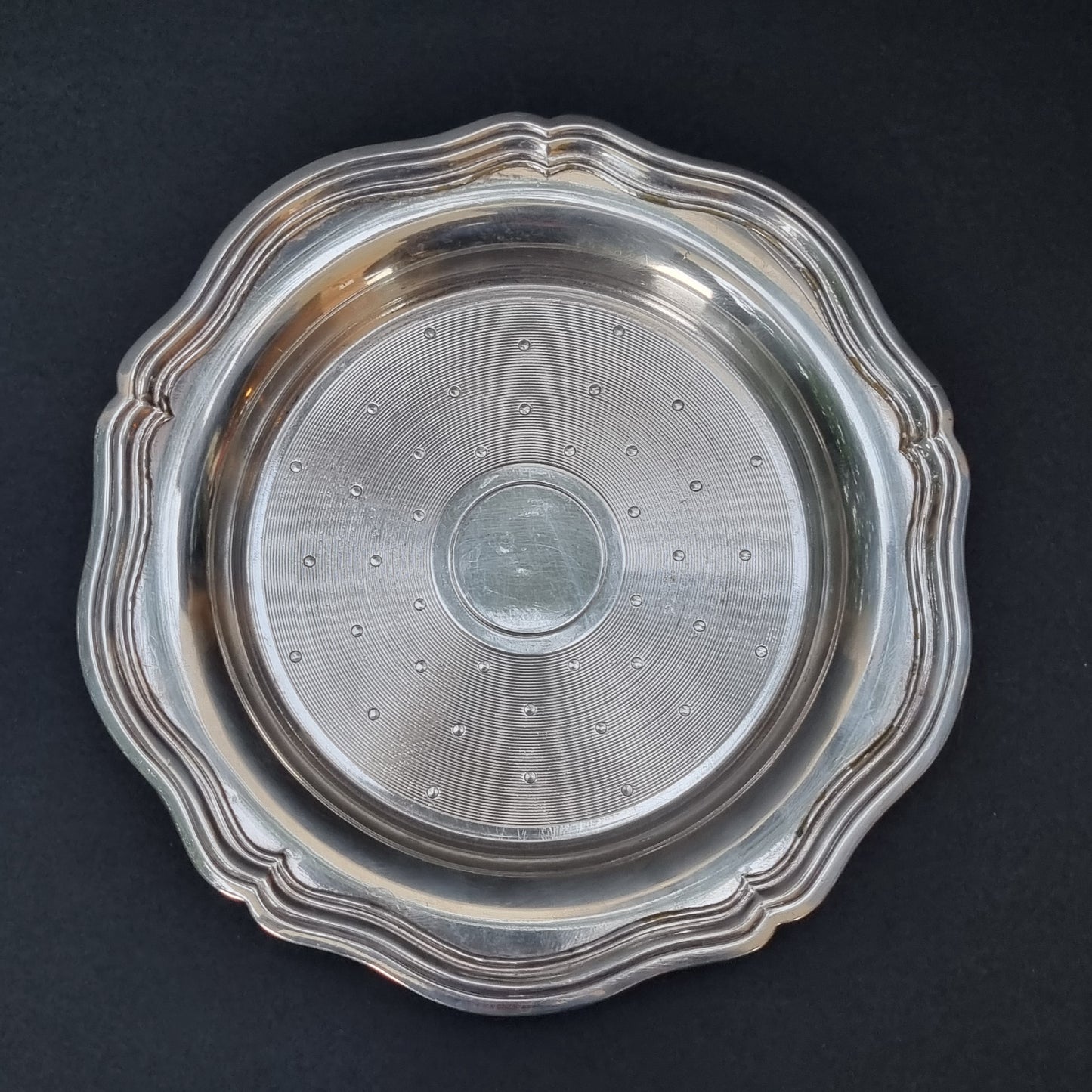 Pareja de reposa botellas en metal plateado – iconicavintage