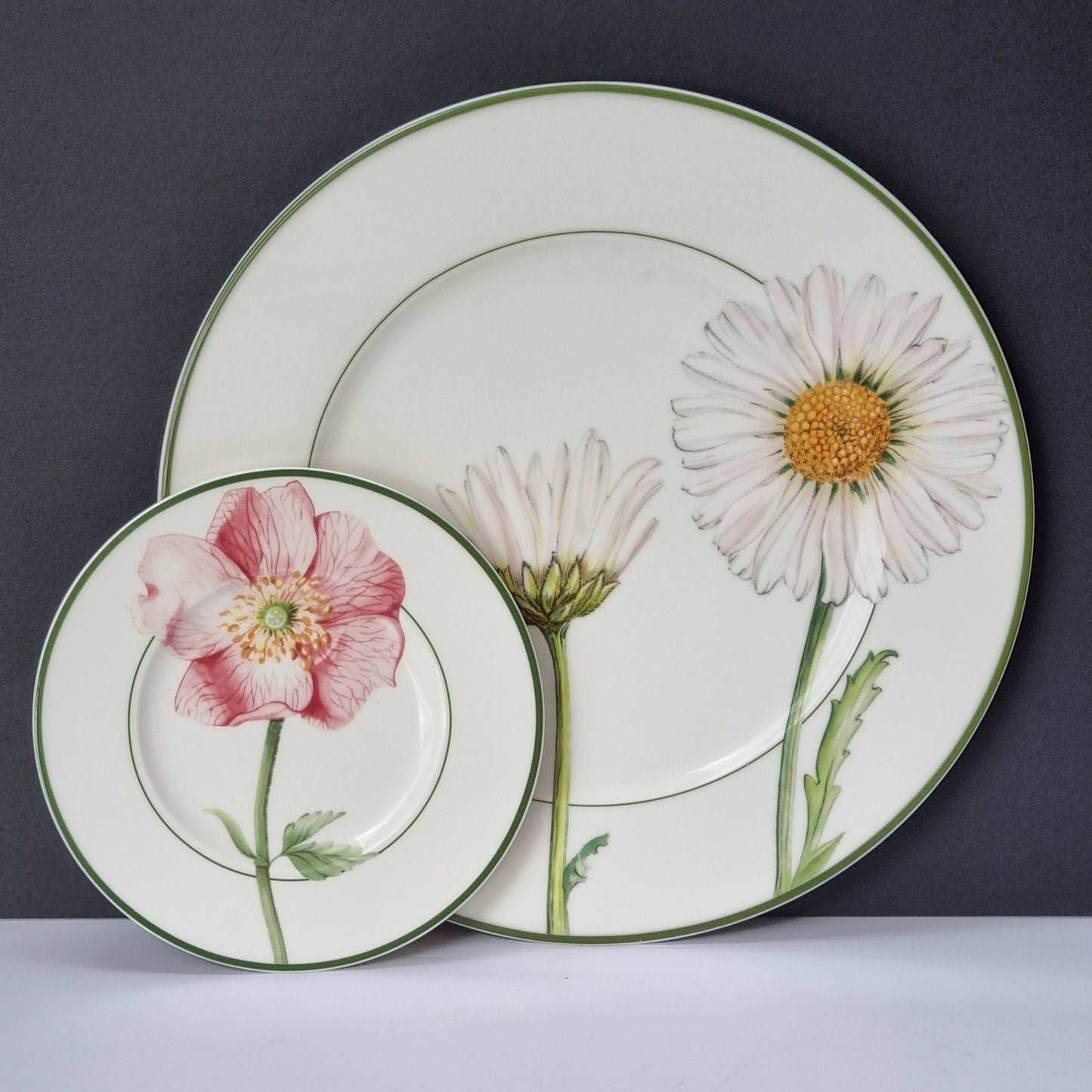 6 Bajoplatos Villeroy & Boch Flora Margarita – iconicavintage